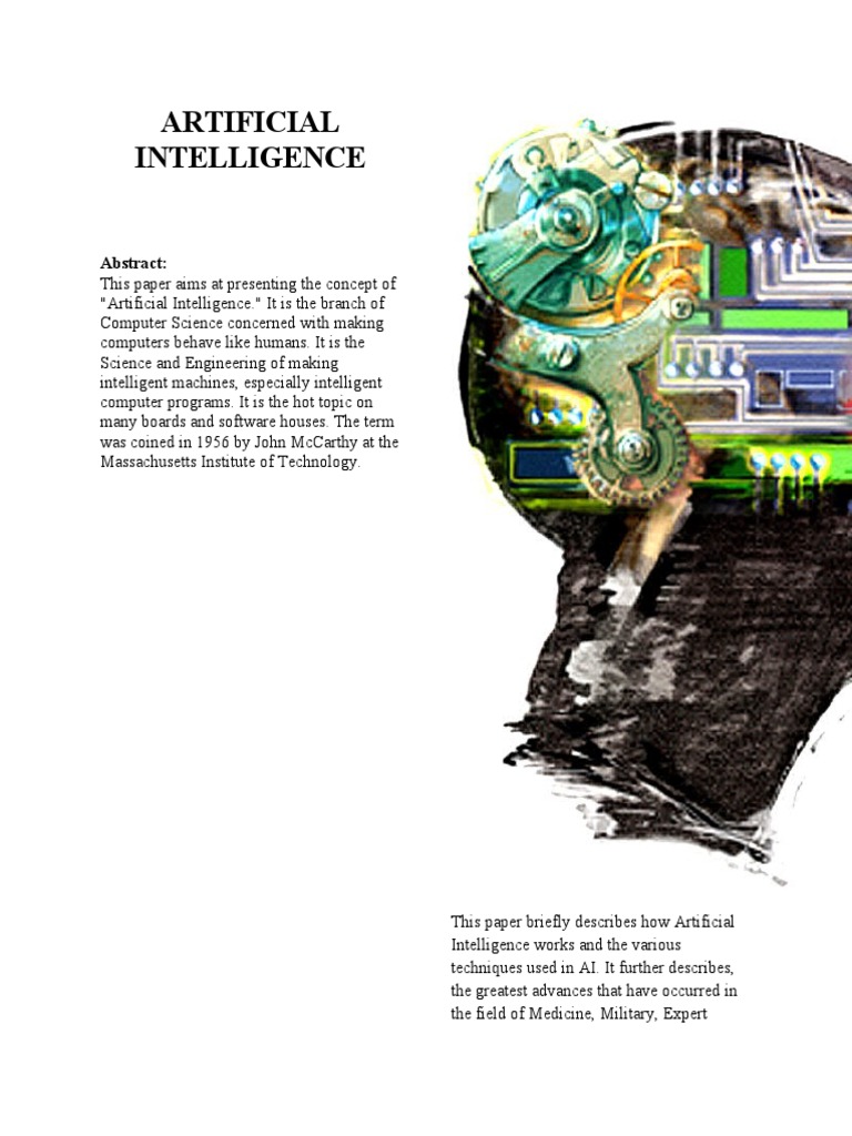 Artificial Intelligence | PDF | Artificial Intelligence | Intelligence ...