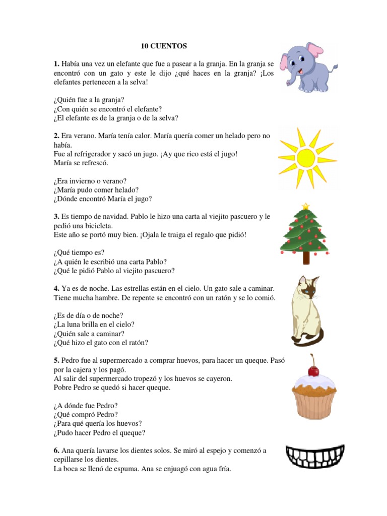 10 Cuentos, 10 Chistes, 10 Refranes | PDF | Oveja | Naturaleza