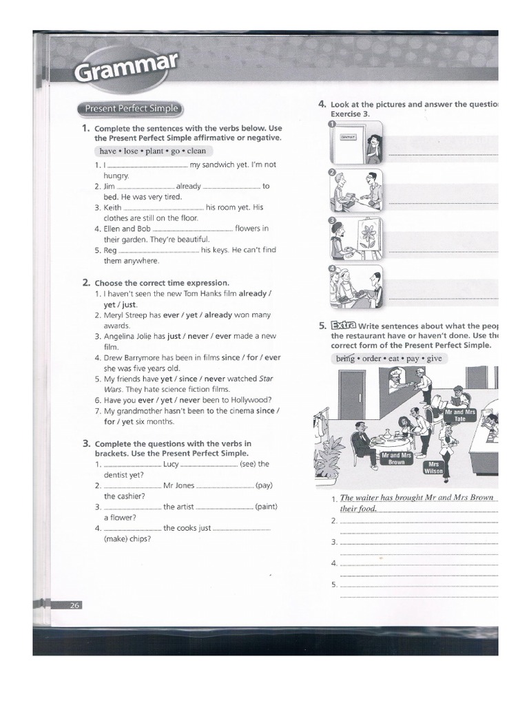 Work Book Unit 3 | PDF