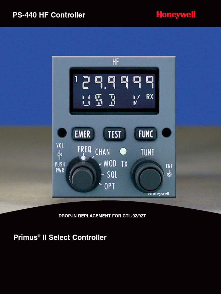 PS-440 HF Controller | PDF | Electronics | Electronic Engineering