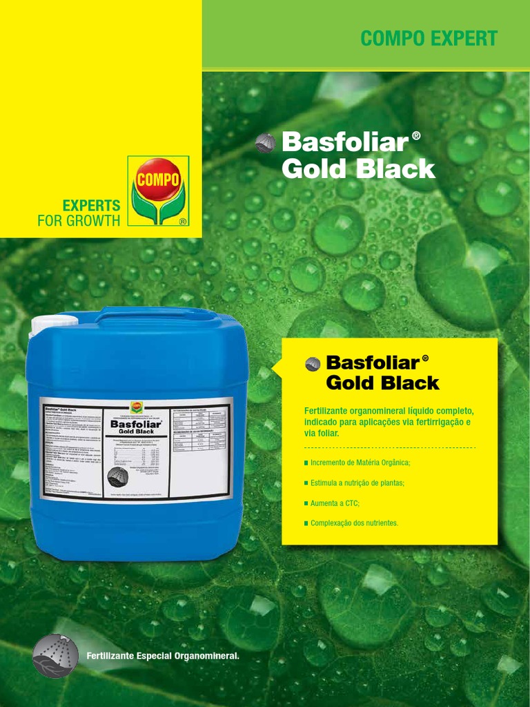 Basfoliar Gold Black Extra Information | PDF | Matéria orgânica ...