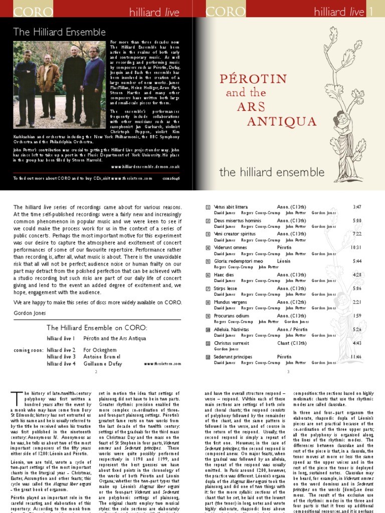 Perotin PDF | PDF | Musical Compositions | Entertainment (General)