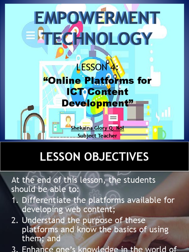 Etech Lesson 4 1 | PDF | Cloud Computing | Internet