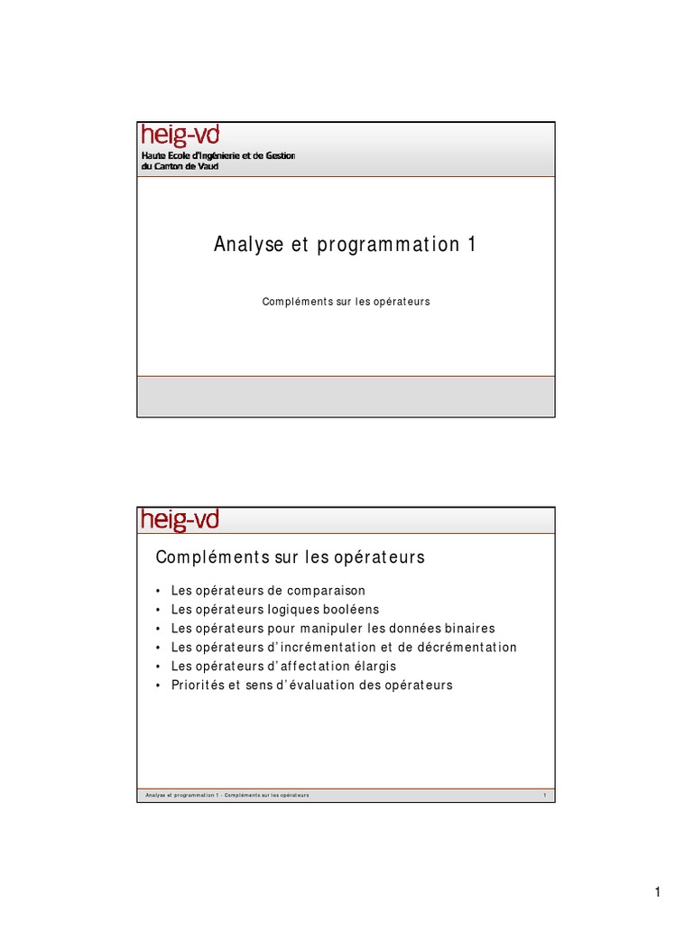 Structures de Control | PDF | Booléen | C (Langage de programmation)