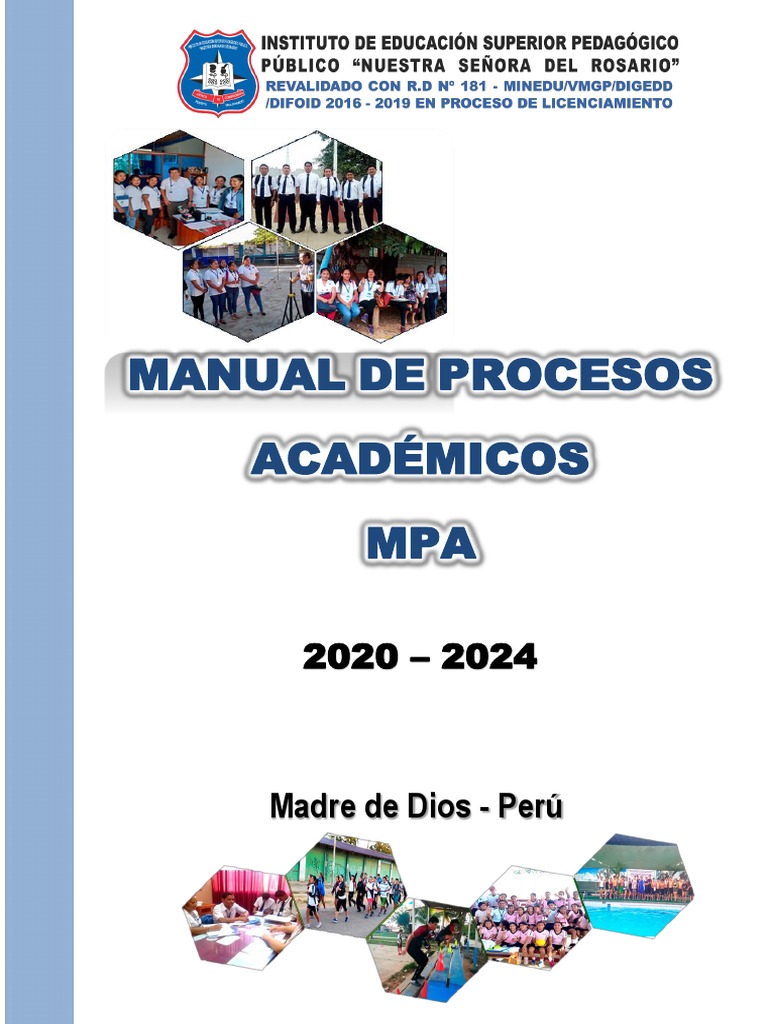 Manual de Procesos Academicos 2020 - 2024 | PDF | Educación más alta ...