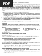 Estructura y partes de una biografía | PDF | Biografía | Narrativa