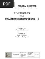 CBC Dressmaking NC II | PDF