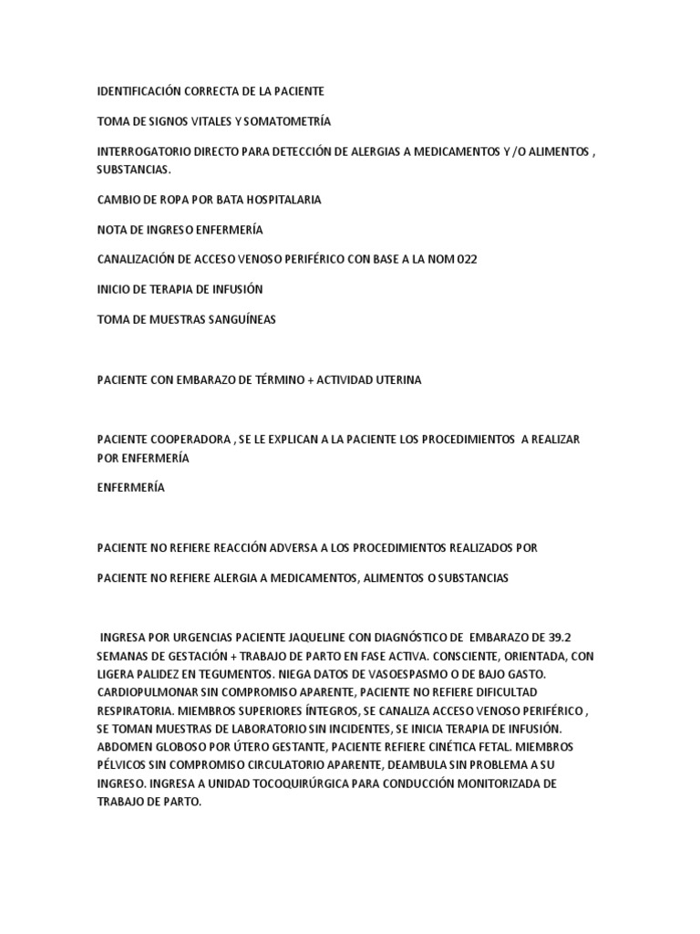 Nota Codigo Mater | PDF | El embarazo | Obstetricia