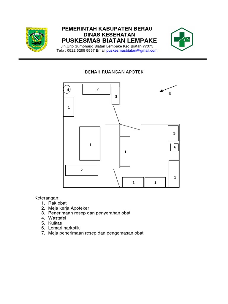 Denah Apotek | PDF