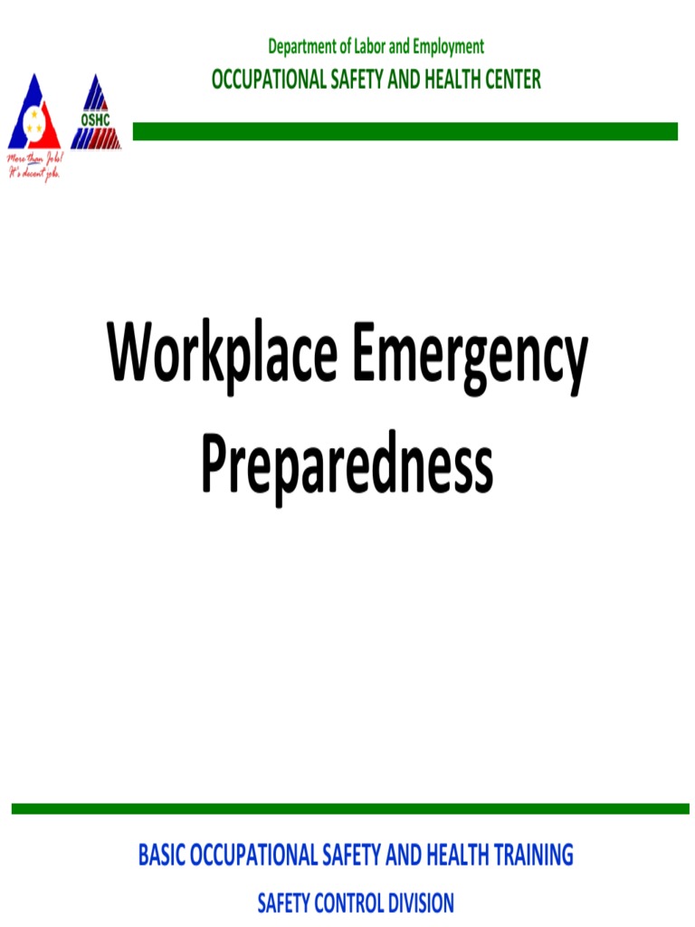 Workplace Emergency Preparedness | PDF | Emergency Management | Emergency
