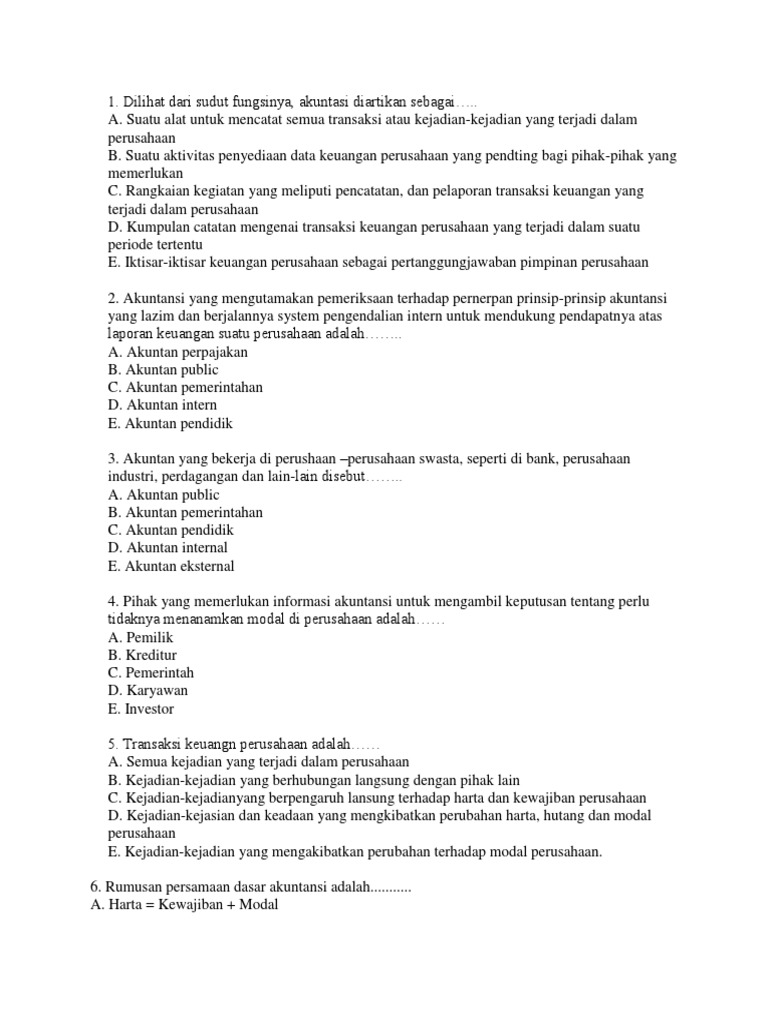 Bagi 'SOAL UJI COBA - Docx' | PDF