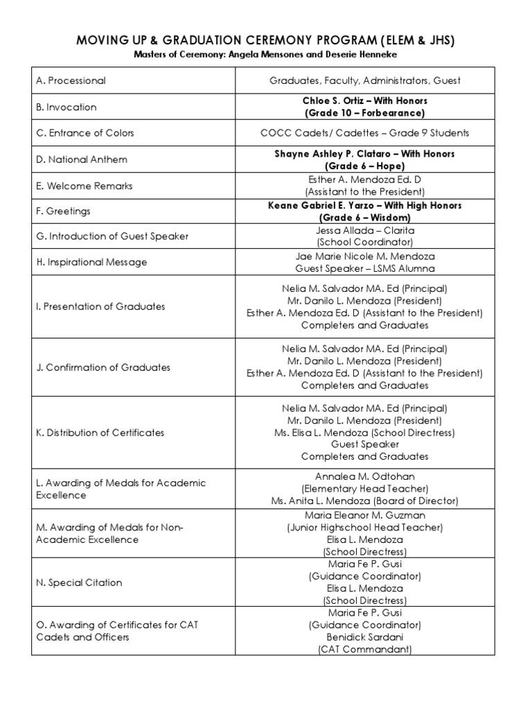 Graduation Program | PDF