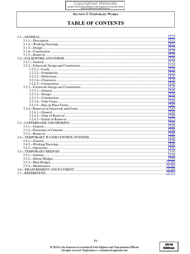 03 (Temporaryworks) PDF | PDF | Specification (Technical Standard ...