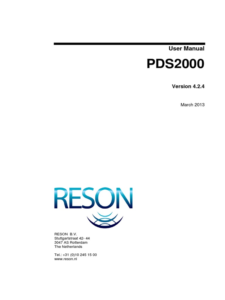 PDS2000 User Manual PDF | PDF | Menu (Computing) | File Format