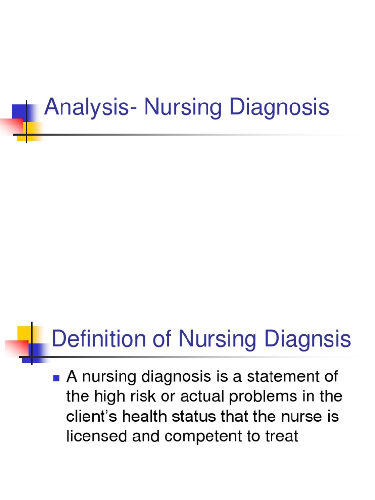 Nursing Diagnosis | PDF | Medical Diagnosis | Nursing