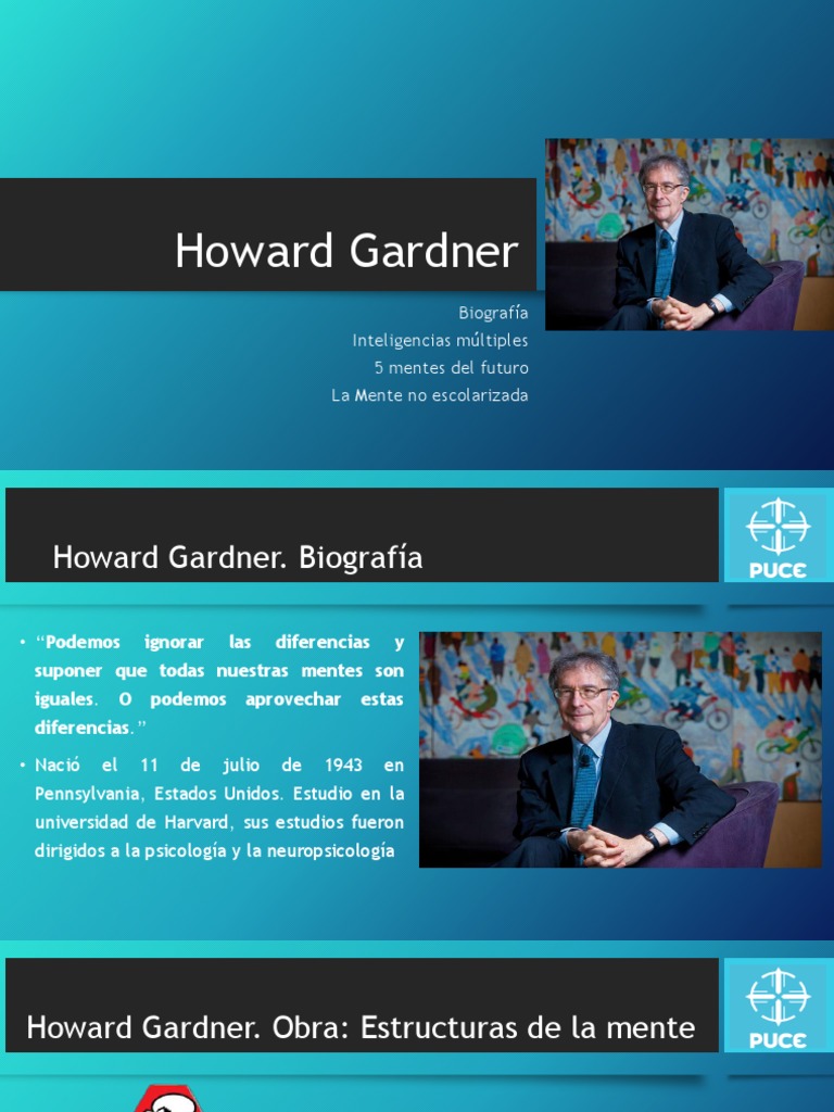 Biografía de Howard Gardner y sus teorías | PDF | Mente | Evaluación ...