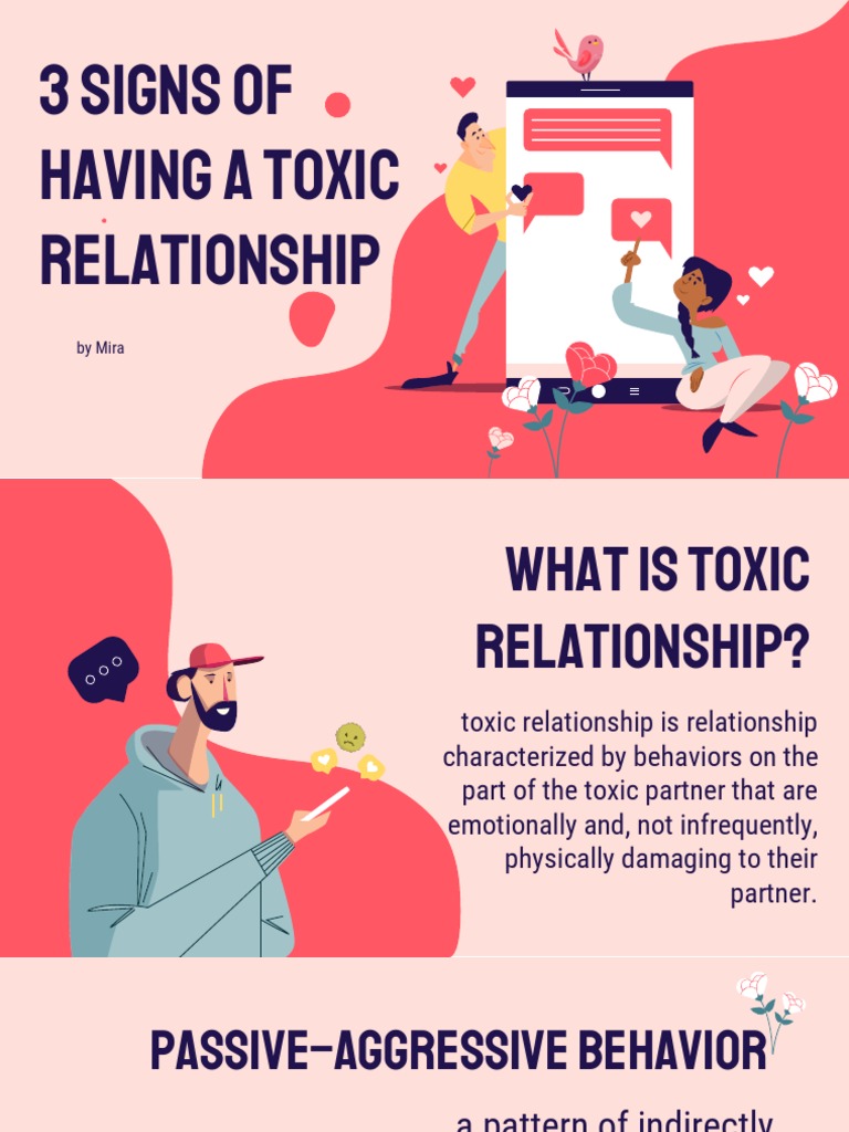 Signs of a Toxic Relationship | PDF | Lifestyle