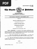 Wedlock Policy 16-3-2020 | PDF | Government Of Pakistan | Policy