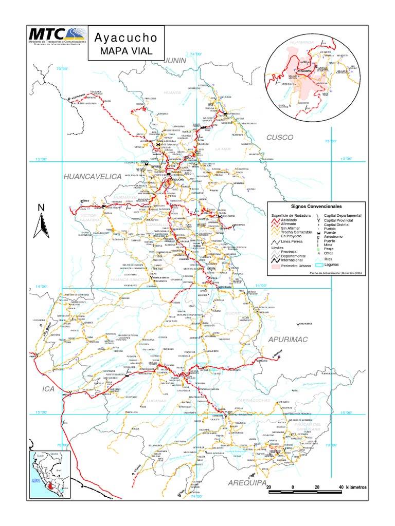 Mapa de Ayacucho PDF | PDF
