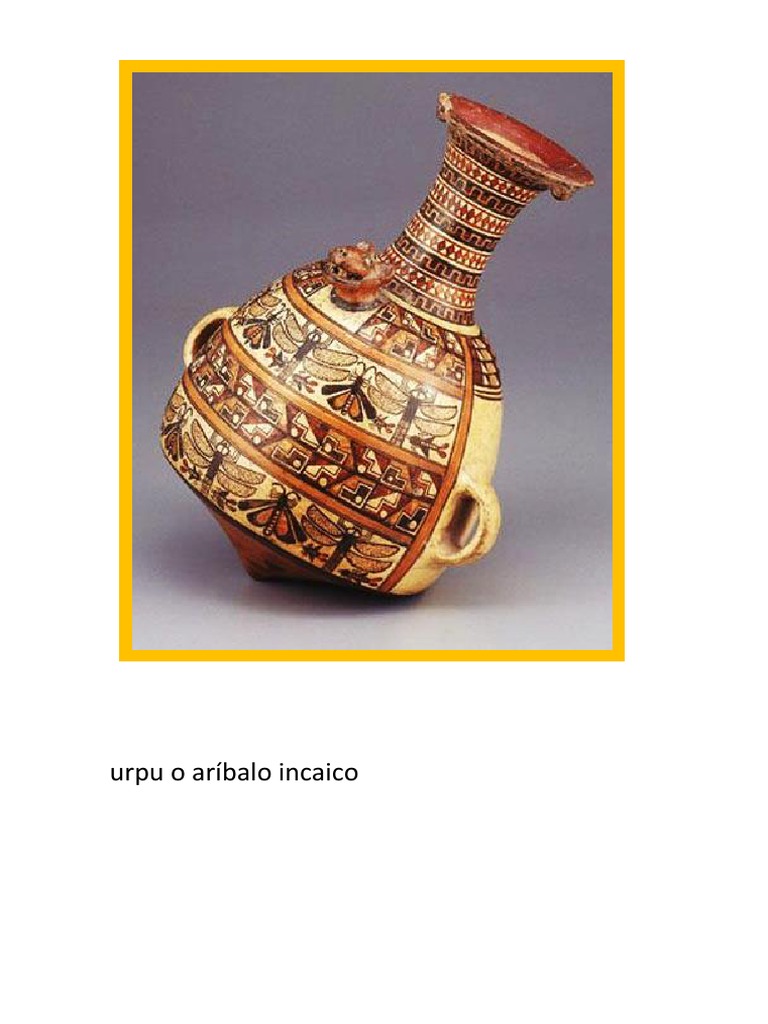 Urpu o Aríbalo Incaico | PDF
