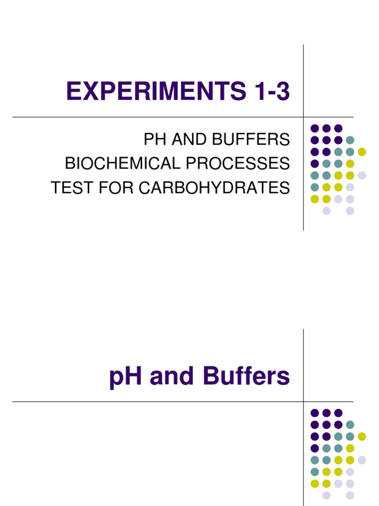 Biochem Lab 1 | PDF | Buffer Solution | Ph