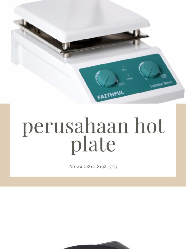 Hotplate, Jual Piring Hot Plate, Jual Piring Hot Plate Bekas | PDF
