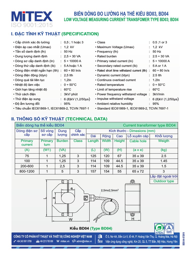 Catalog BD03-04 - W1 PDF | PDF
