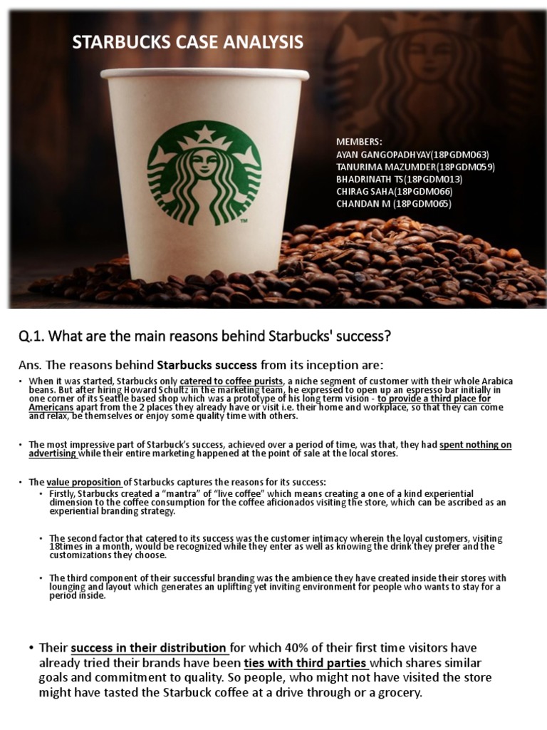 Starbucks | PDF | Starbucks | Retail