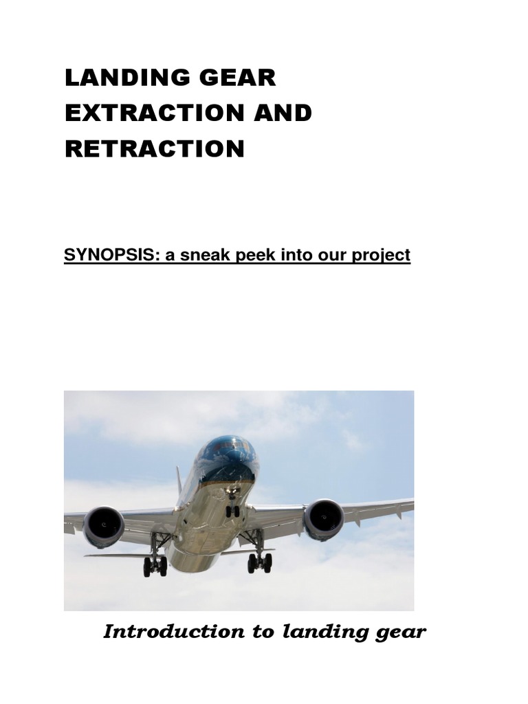 Landing Gear Extraction and Retraction | PDF | Landing Gear | Takeoff