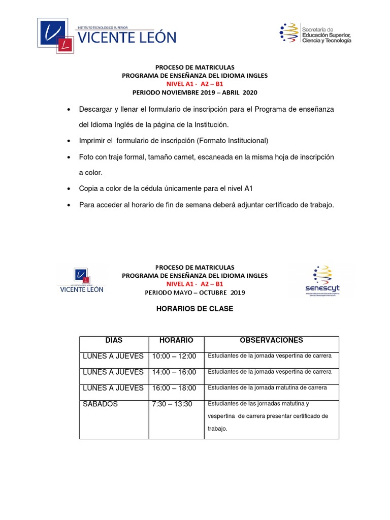 Formulario Ingles Final | PDF