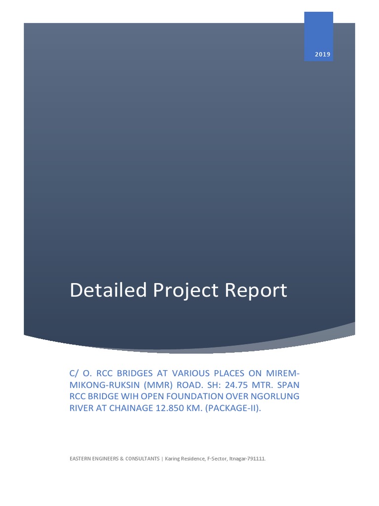 DPR Cover Page | PDF