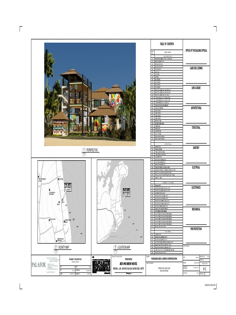 A-1 - Perspective, Vicinity Map and Location Map | PDF | Real Estate ...