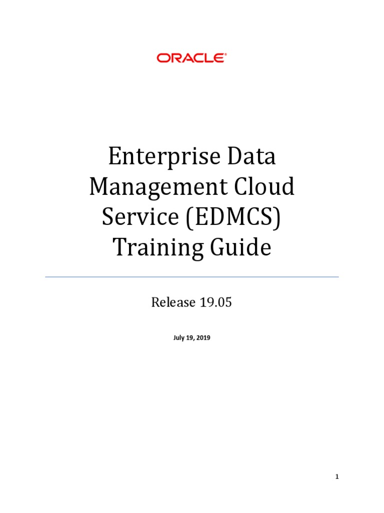 Oracle EDMCS Hands On Training Guide | PDF | Icon (Computing) | Cloud Computing