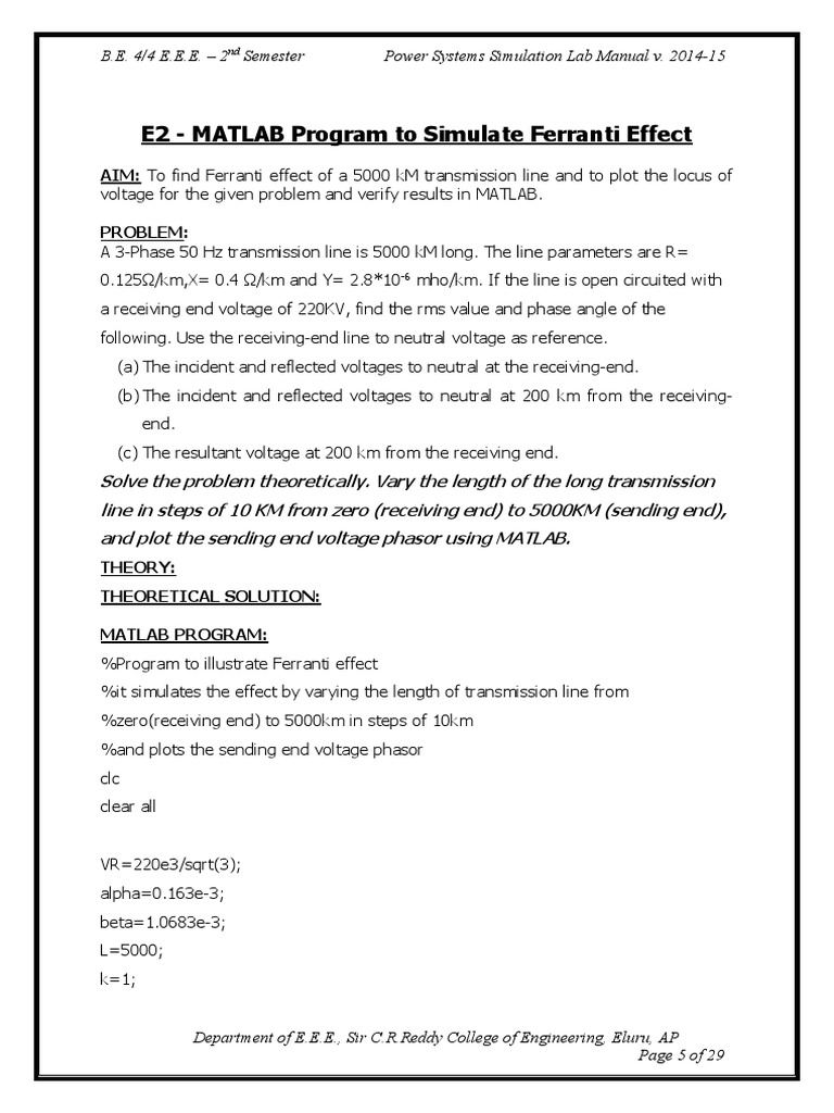 Ferranti Effect | PDF | Electronic Engineering | Electronics