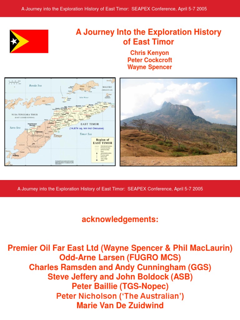 Timor Leste Explorationhistory | PDF | Petroleum | Geology