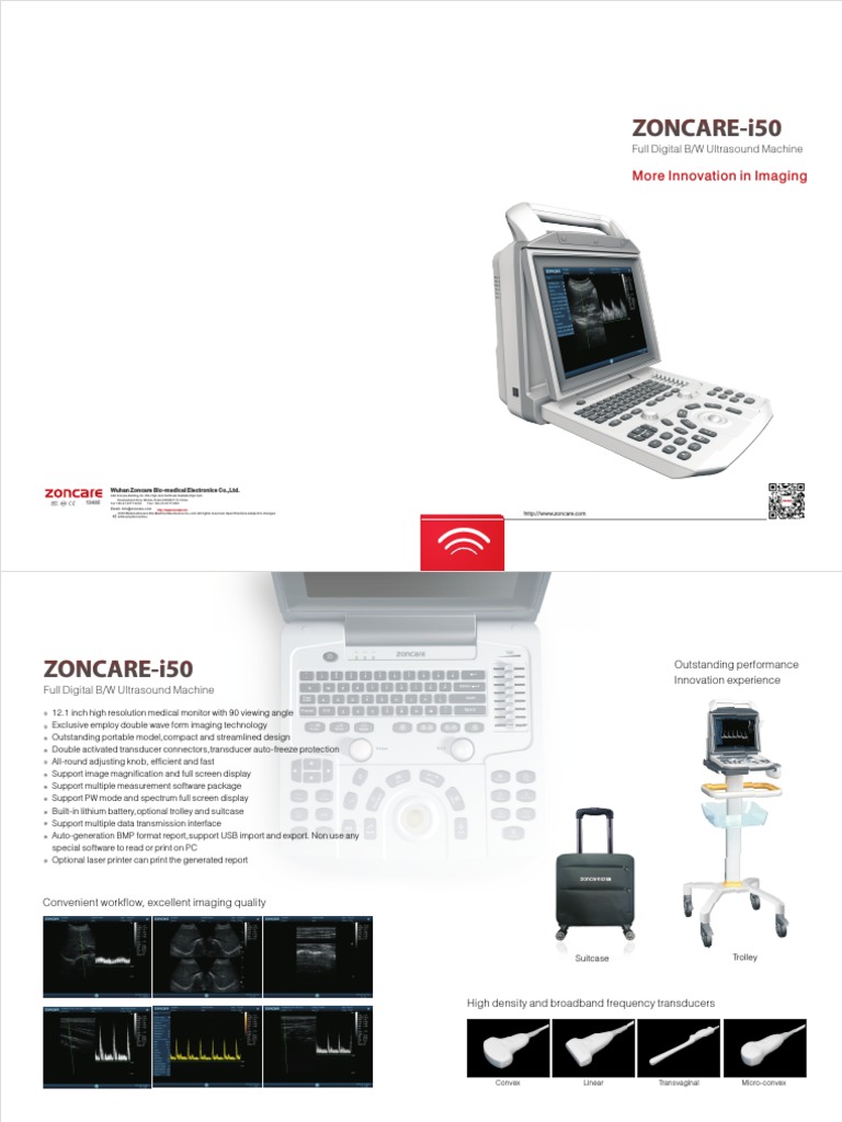Zoncare I50 | PDF | Medical Ultrasound | Media Technology