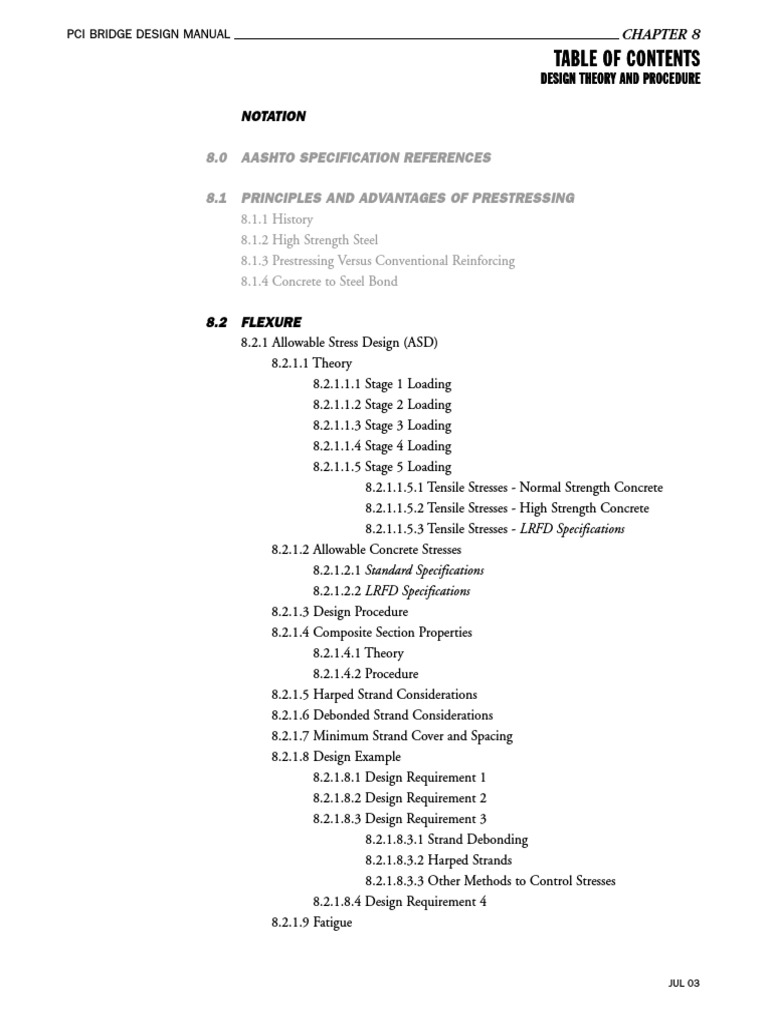 AASHTO Bridge Design Procedures | PDF | Beam (Structure) | Strength Of ...