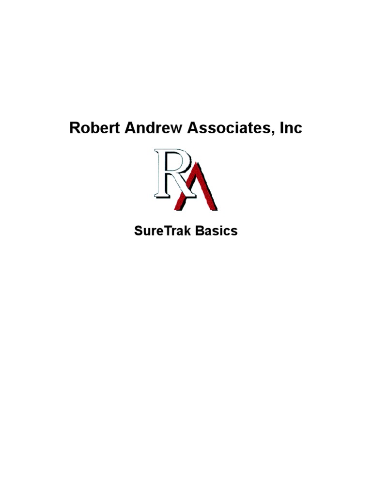 Robert Andrew Associates, Inc: Suretrak Basics | Download Free PDF ...