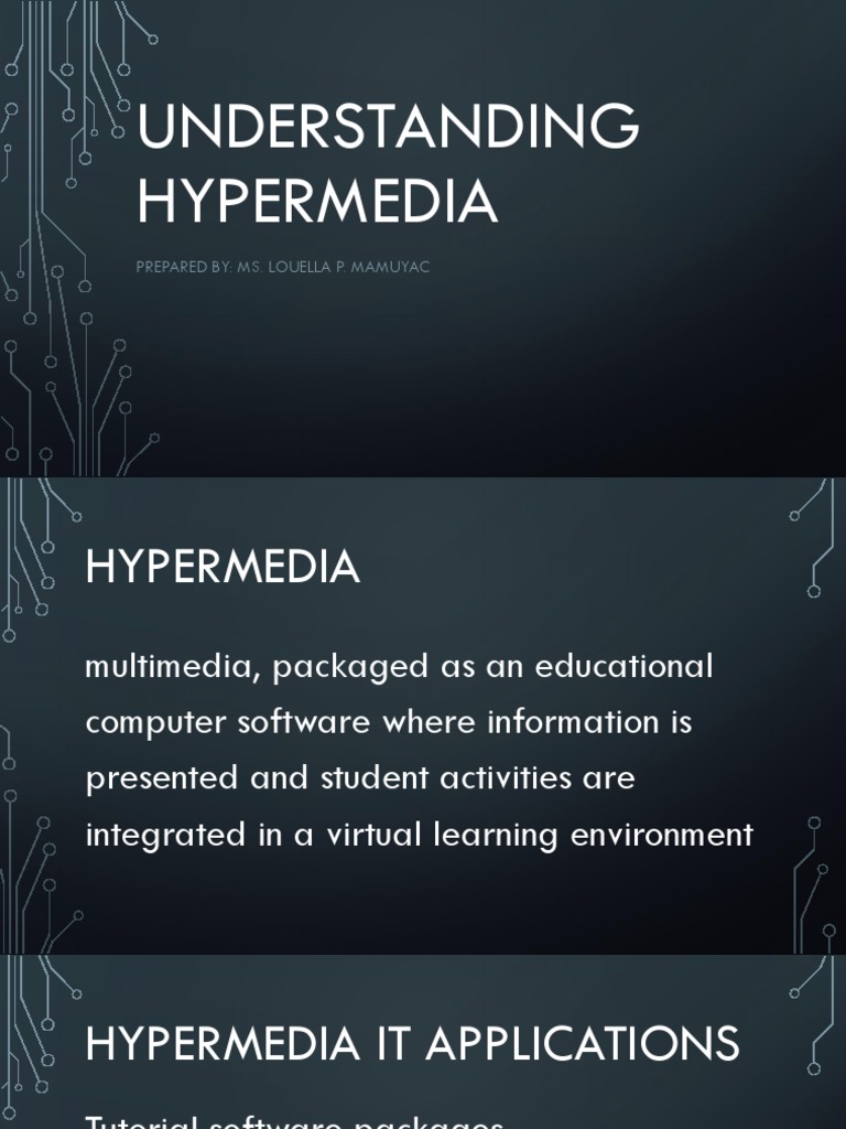 Understanding Hypermedia | PDF | Internet | World Wide Web
