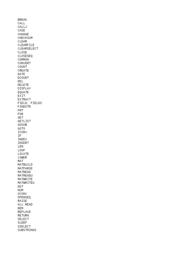 Jbase - Functions | PDF
