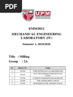 Study of Milling Machine | PDF | Machines | Tools