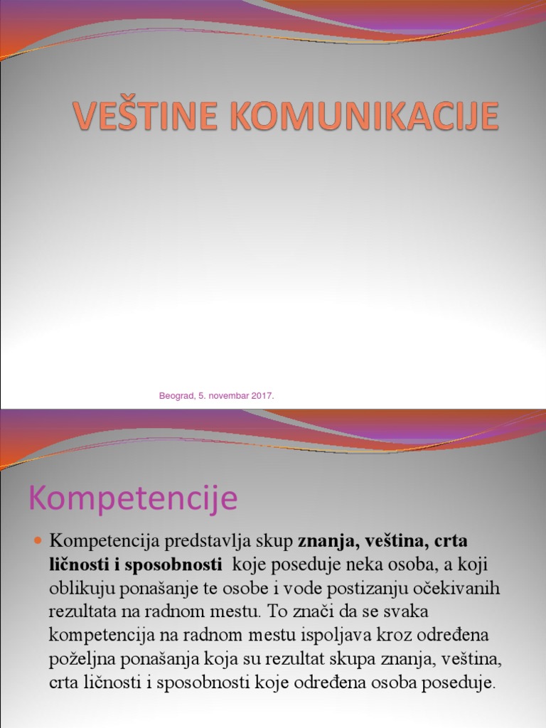 Vestine Komunikacije | PDF