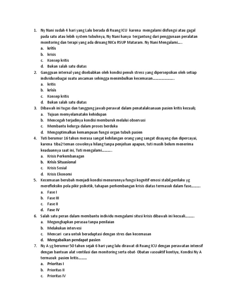 Soal KDPK | PDF | Kesehatan Holistik | Sains & Matematika