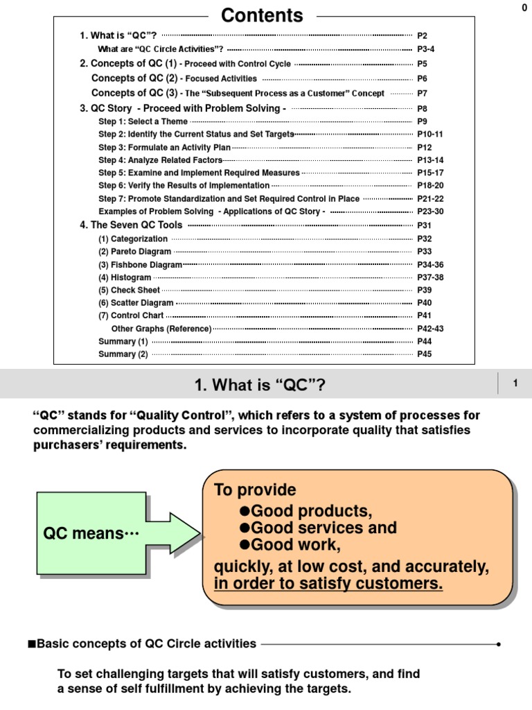 QC Story: 7 Steps to Problem Solving | PDF | Standardization | Business