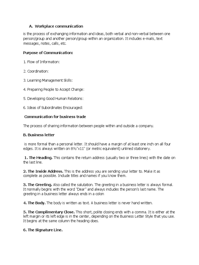 Workplace Communication | PDF | Memorandum | Communication