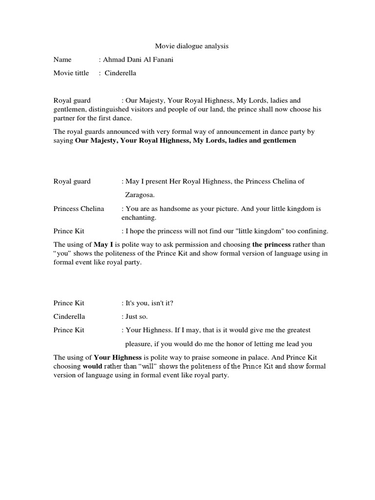 Movie Dialogue Analysis | PDF | Poetry | Classics