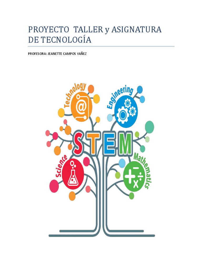 Proyecto Taller y Asignatura de Tecnología | PDF | Aprendizaje ...