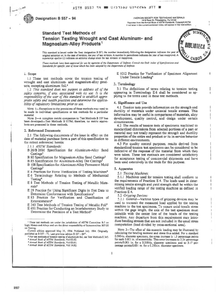 Astm B557 PDF | PDF