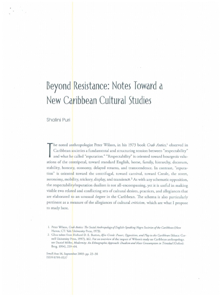 Beyond Resistance Shalini Puri | PDF