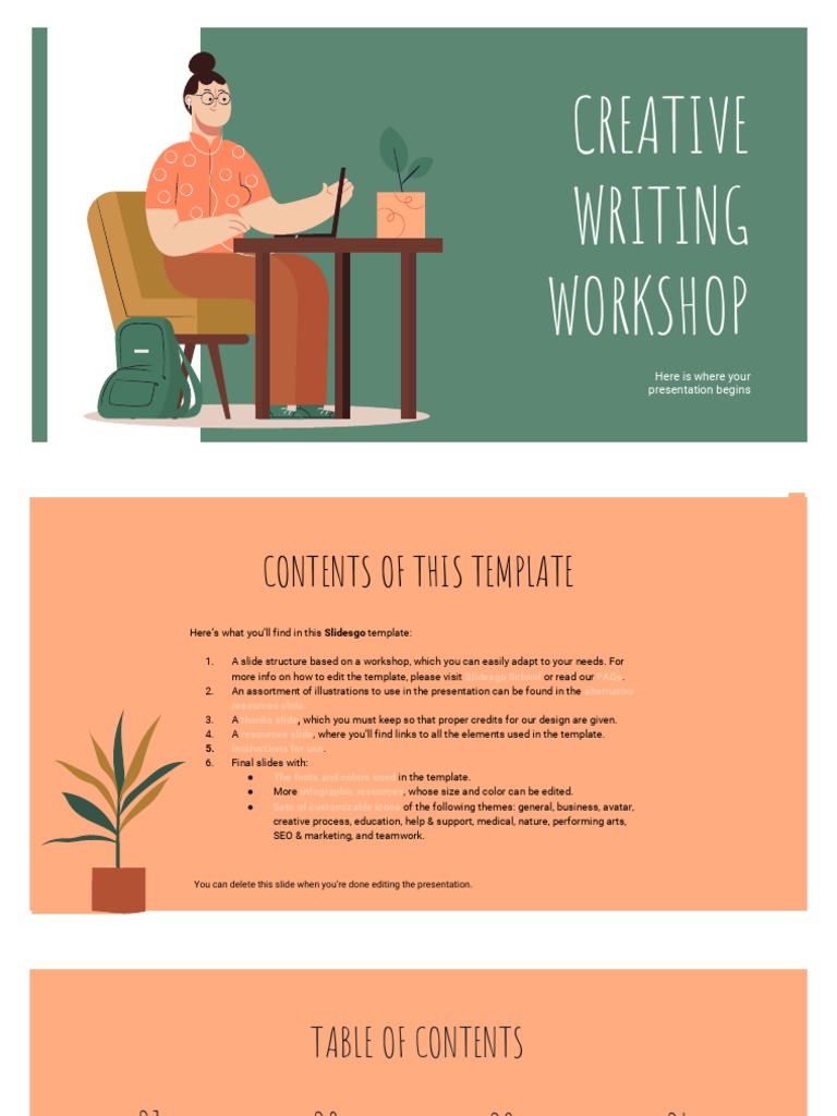 Creative Writing Workshop by Slidesgo | PDF | Planets | Mercury (Planet)